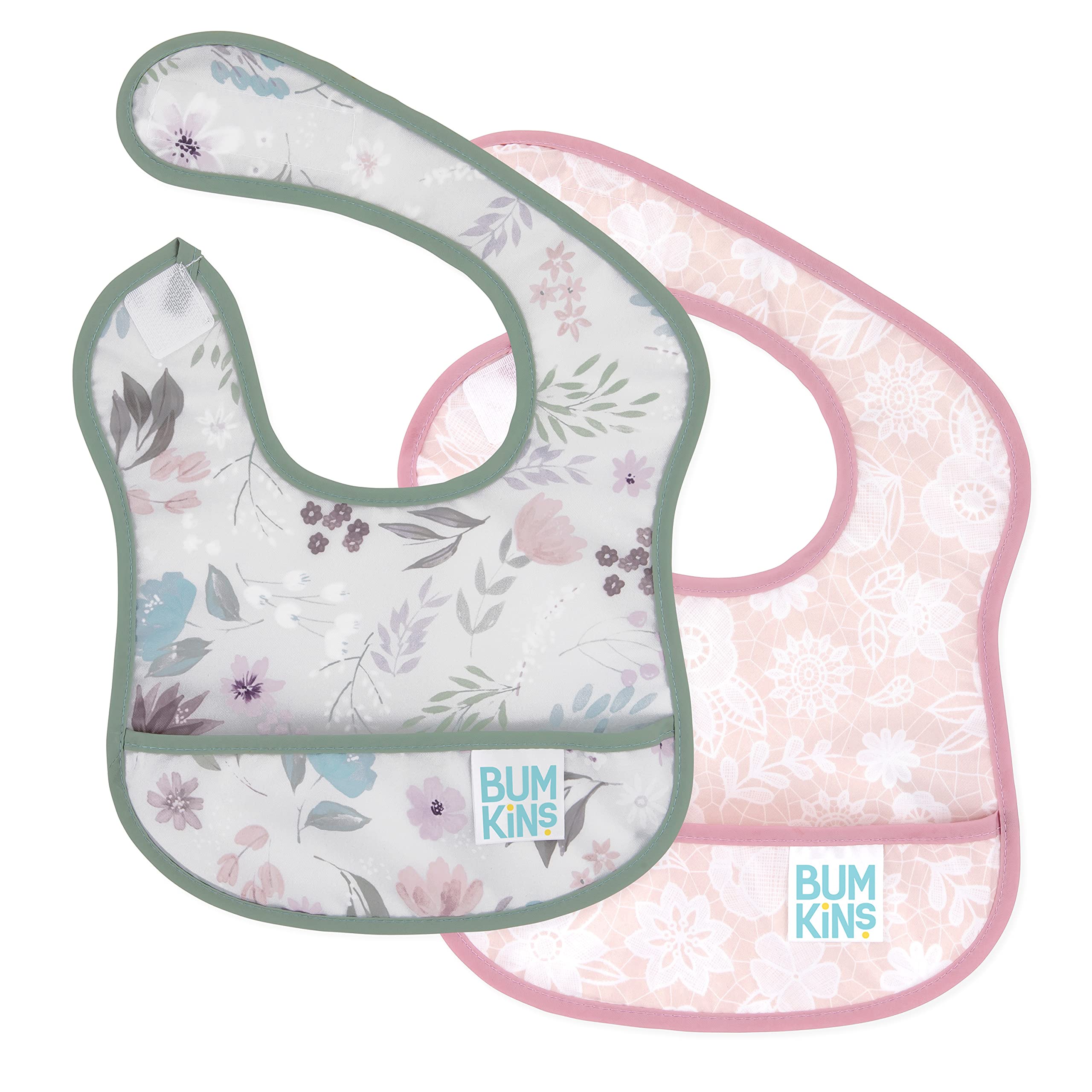 Amazon.com: Bumkins Bibs, for Baby Girl or Boy, Infant 3-9 Months ...