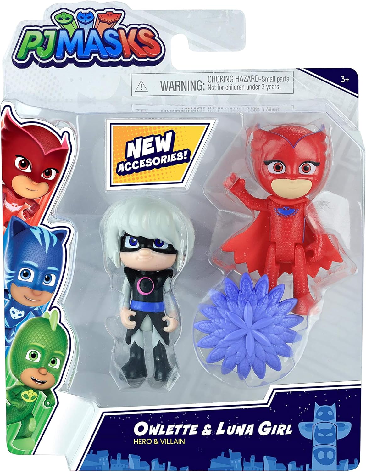 JP PJ Masks PJM65L00 PJ Masks 2 Pack Figure Set-Series 2-Owlette & Luna ...