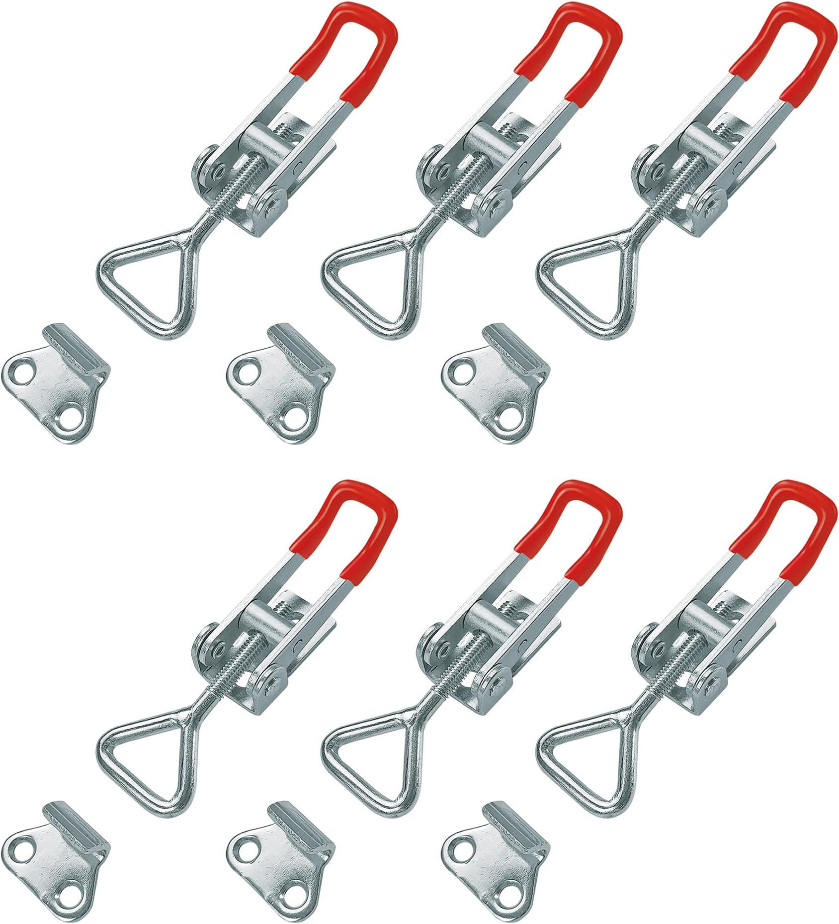 GH-4001 Loquet à Bascule en Métal 6Pcs Sauterelles de Menuisier ...