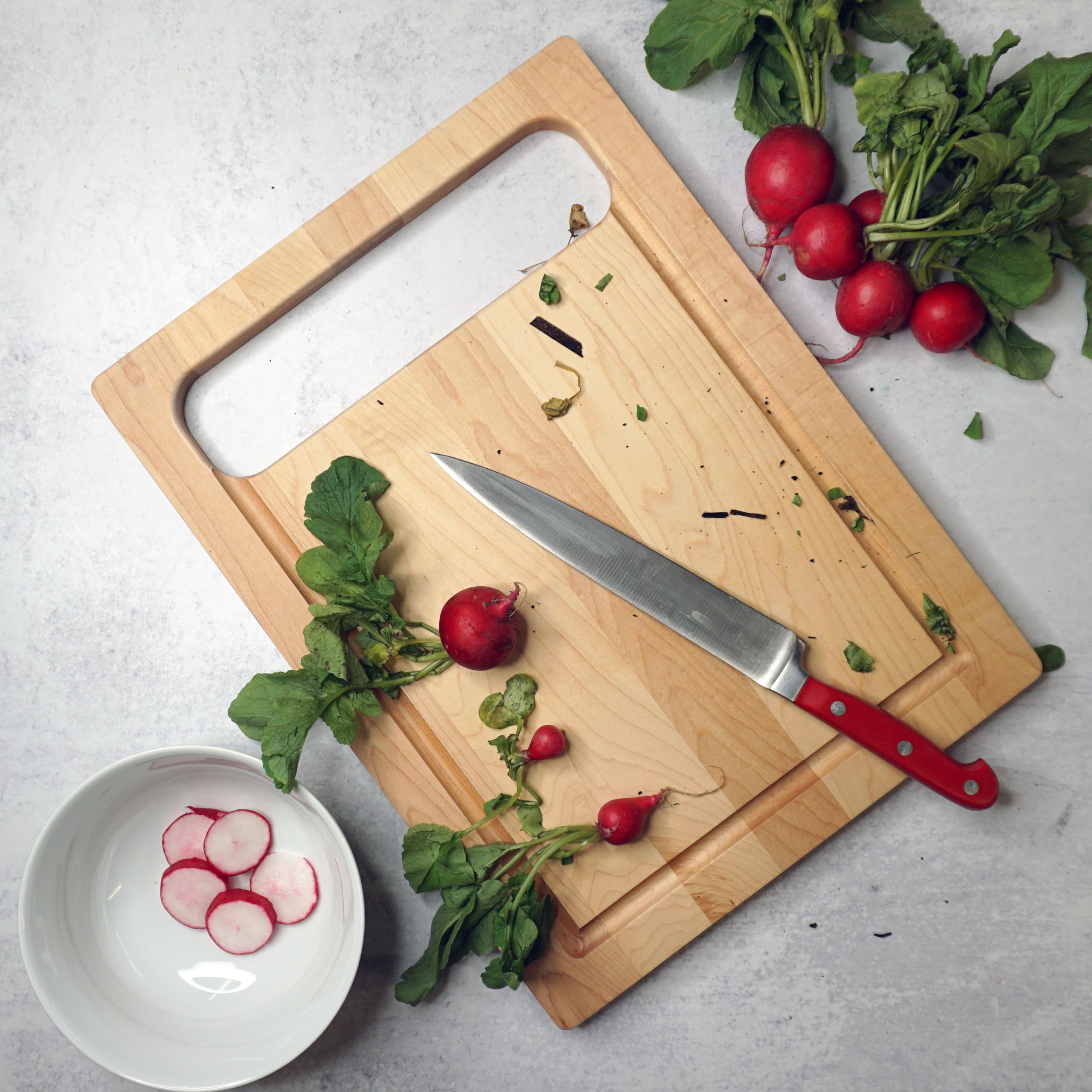 Snapklik.com : JK Adams Maple Wood Prep Board 16 X 12 X .75