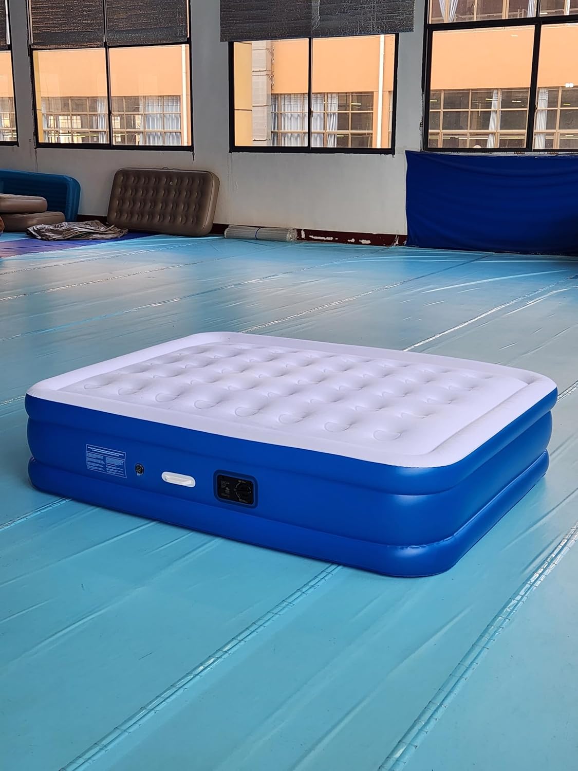 Amazon.com: TWUBLK Air Mattress Queen AirBed Inflatable/deflatable 18 ...