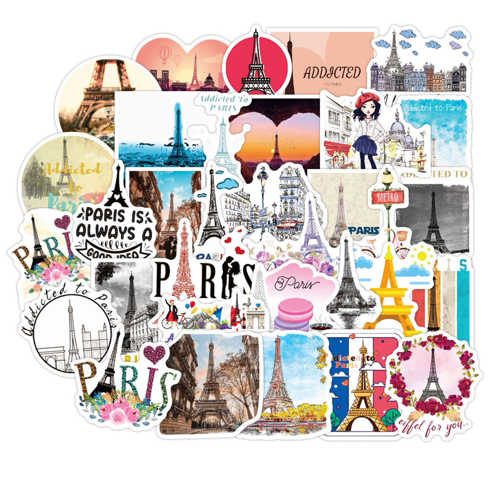 Paris Suitcase Sticker