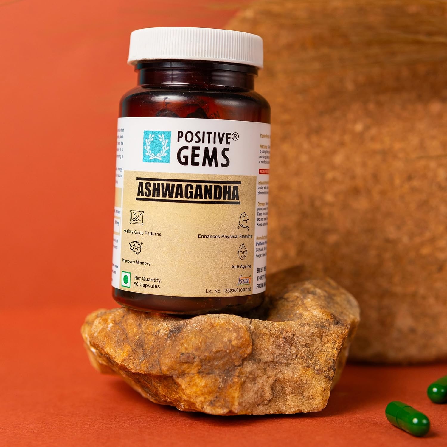 Positive Gems Positivegems Ashwagandha (90 Capsules) - Featured In ...