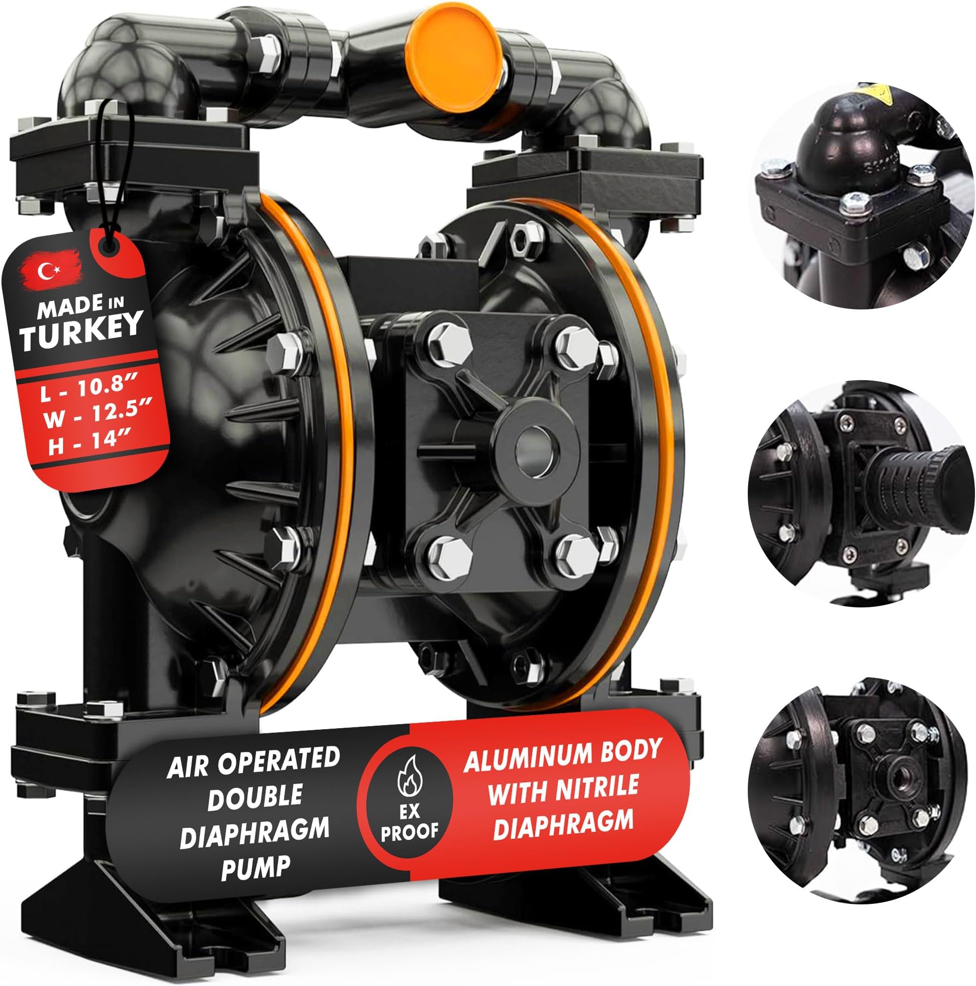 Graco 1050A (# 647016) 1" Diaphragm Pump, 50 GPM - Amazon.com