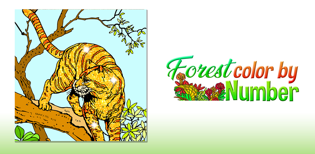 Forest Color By Number - Secret Garden, Nature Paint Book - App on ...