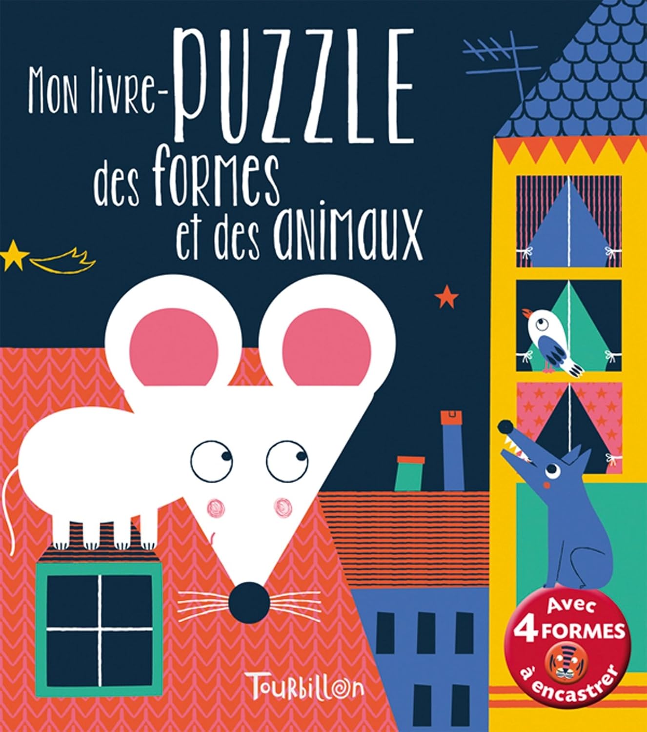 Amazon.com: Mon Livre Puzzle Des Formes Et Des Animaux (Tb.Educ'actif ...