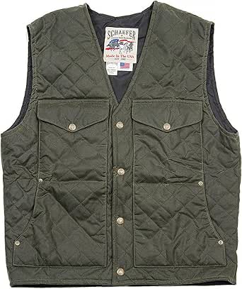 Schaefer Outfitter Men's Loden Blacktail Quilted Rangewas Vest Big 2X ...