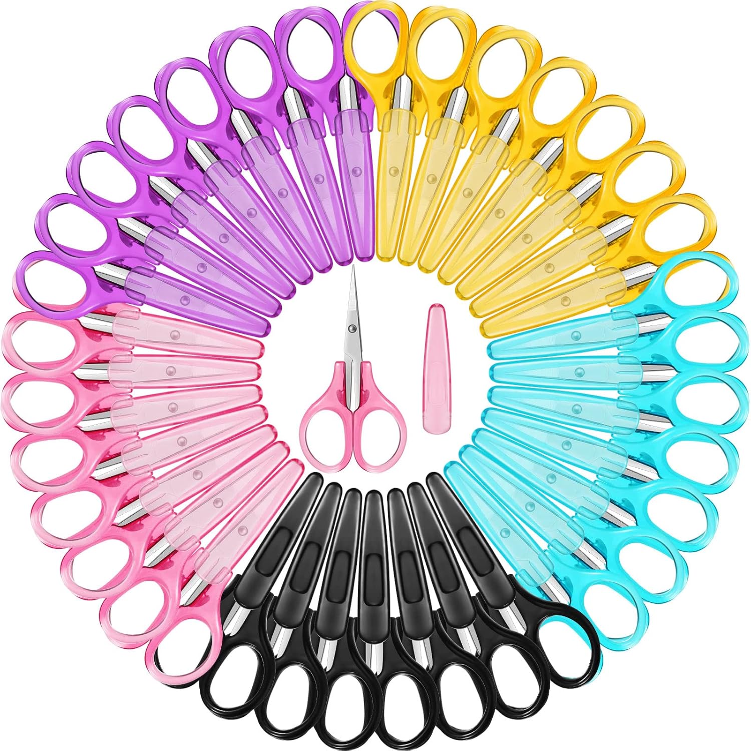 30 Pcs Embroidery Scissors Set Small Craft Scissors for School Kids ...