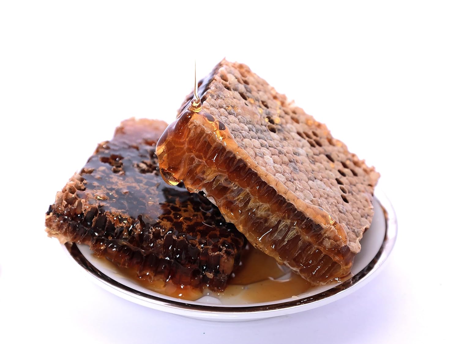 Marthandam Bharathi Natural Pure Honey comb, 20cm x10cm Pack of (4 ...