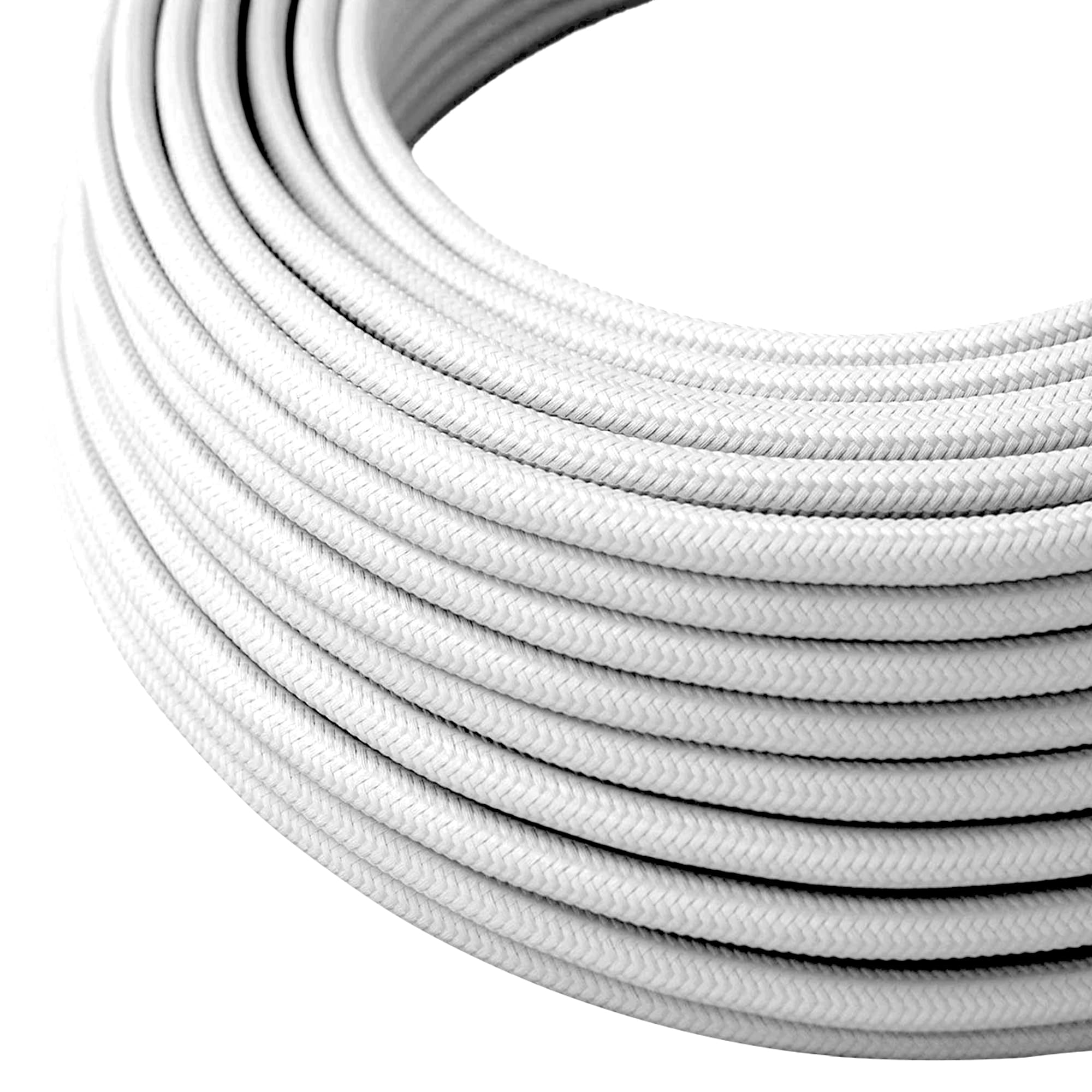 5m 16.40FT Cloth Covered Wire,18AWG 2-Conductor Vintage Electrical ...