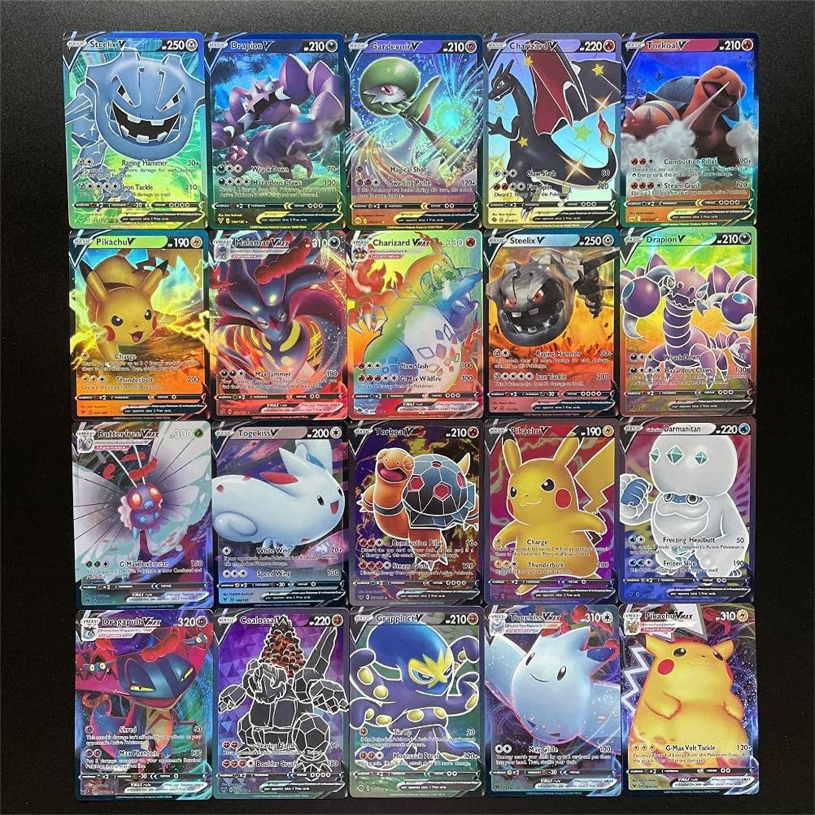 Buy YOMOCO 100 Collectible CardsVMAX Anime Cards GX TAG Team CardsKids ...