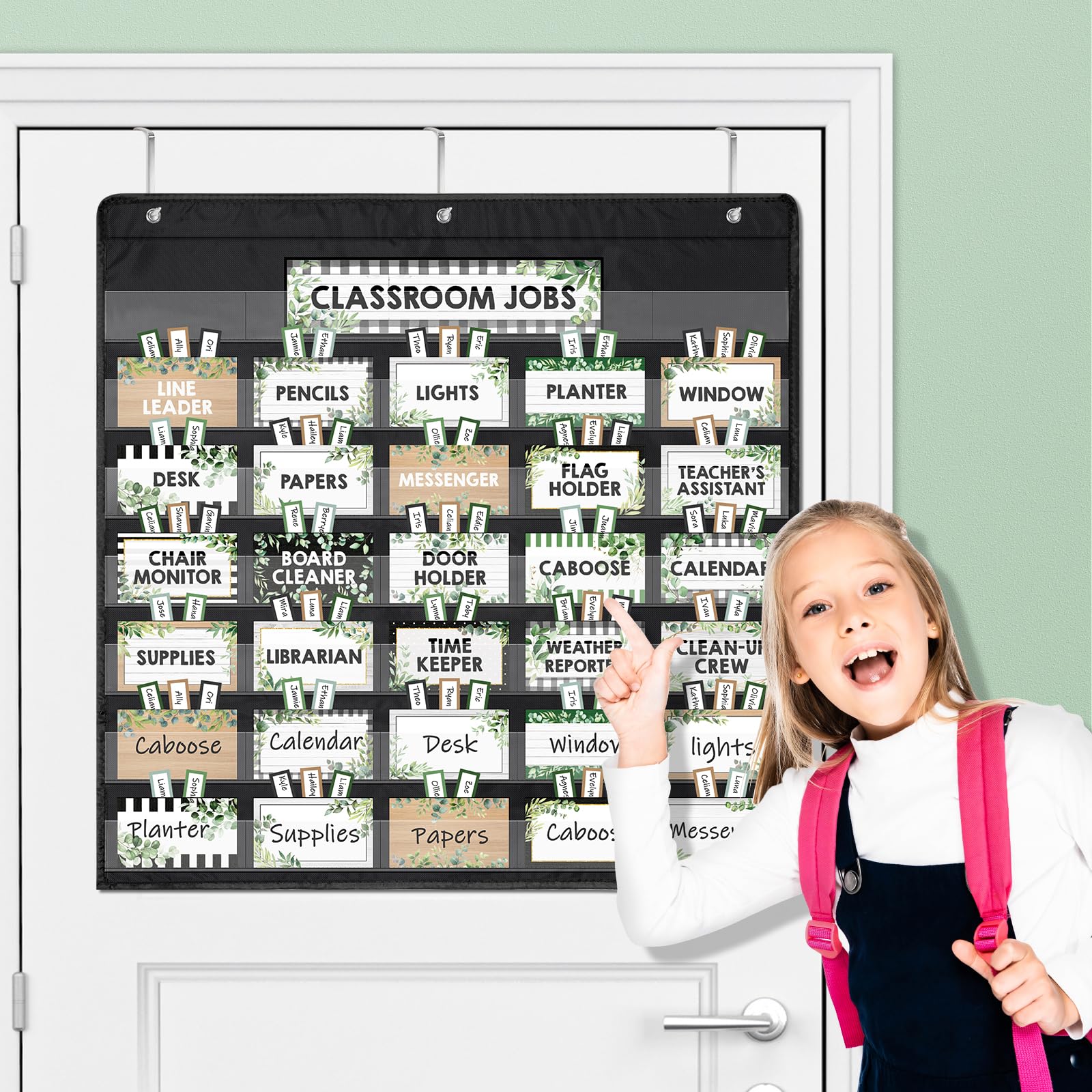 Classroom Supplies 53 Pieces Classroom Jobs, 36 Name Card Classroom Job ...