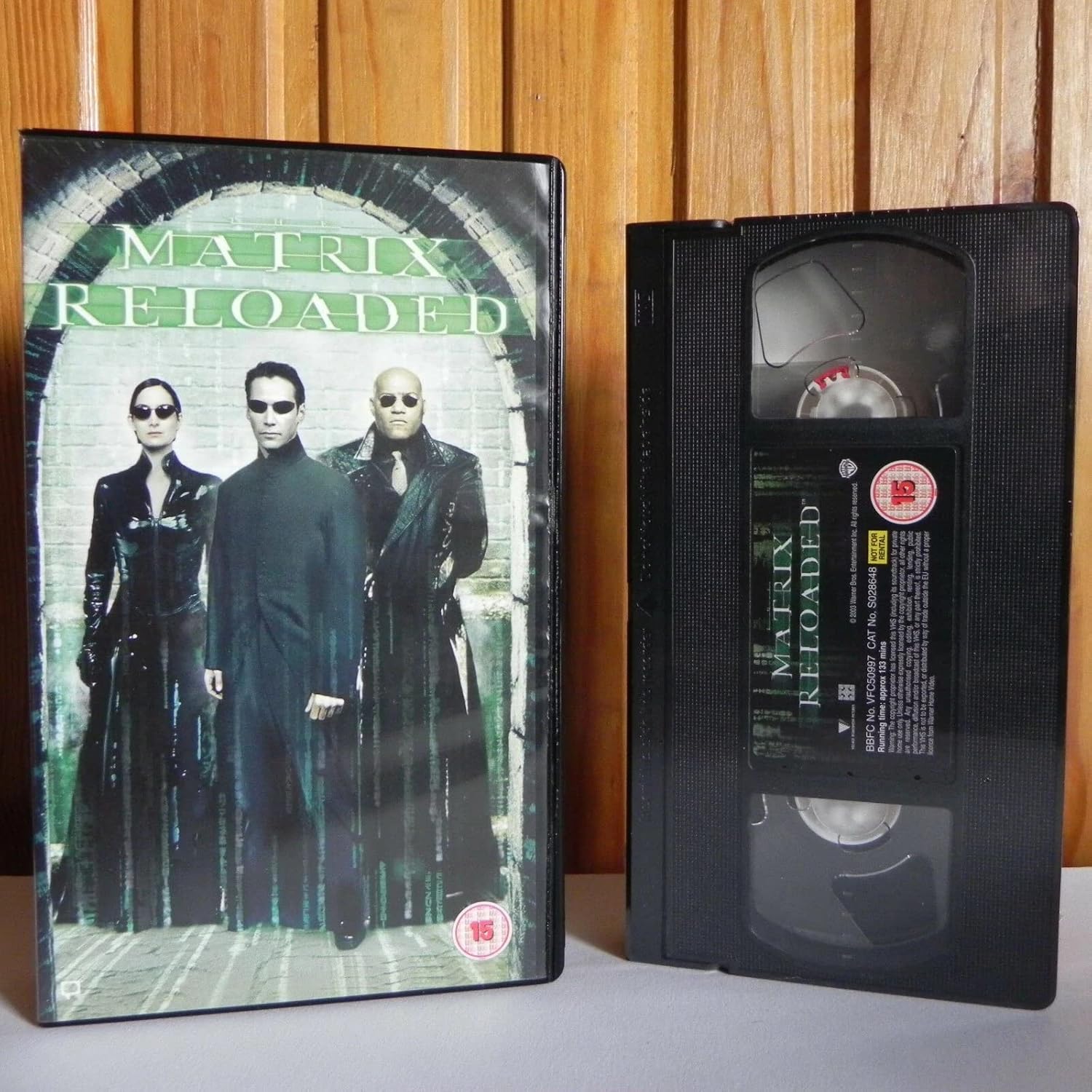 Amazon.com: The Matrix Reloaded [VHS] : Keanu Reeves, Laurence ...