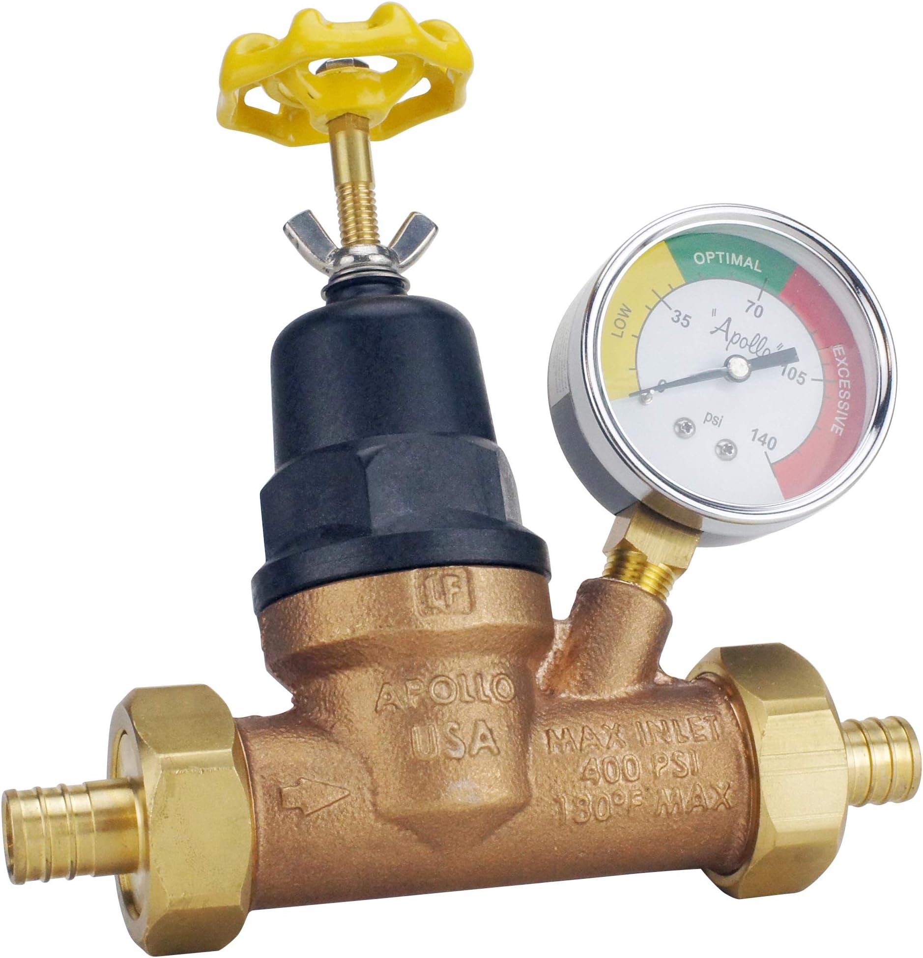 Amazon.com: Apollo Valves ApolloPEX 3/4" Bronze Double Union PEX Water ...