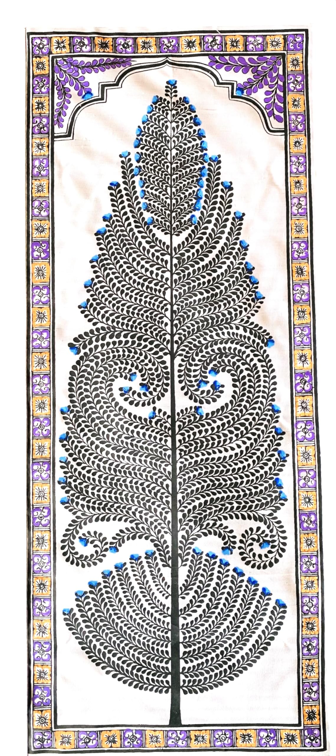 Arteastic Hand Made Hand Painted multi colour Pattachitra | Tree of ...