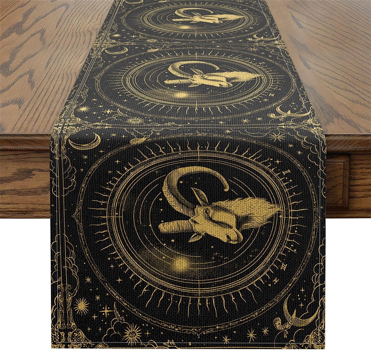 Amazon.com: Zodiac Astrology Table Runners,Constellations Rectangular ...