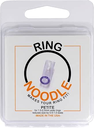 RING NOODLE Ring Guard/Ring Size Adjuster 3 Pack for Thin Bands (Petite ...