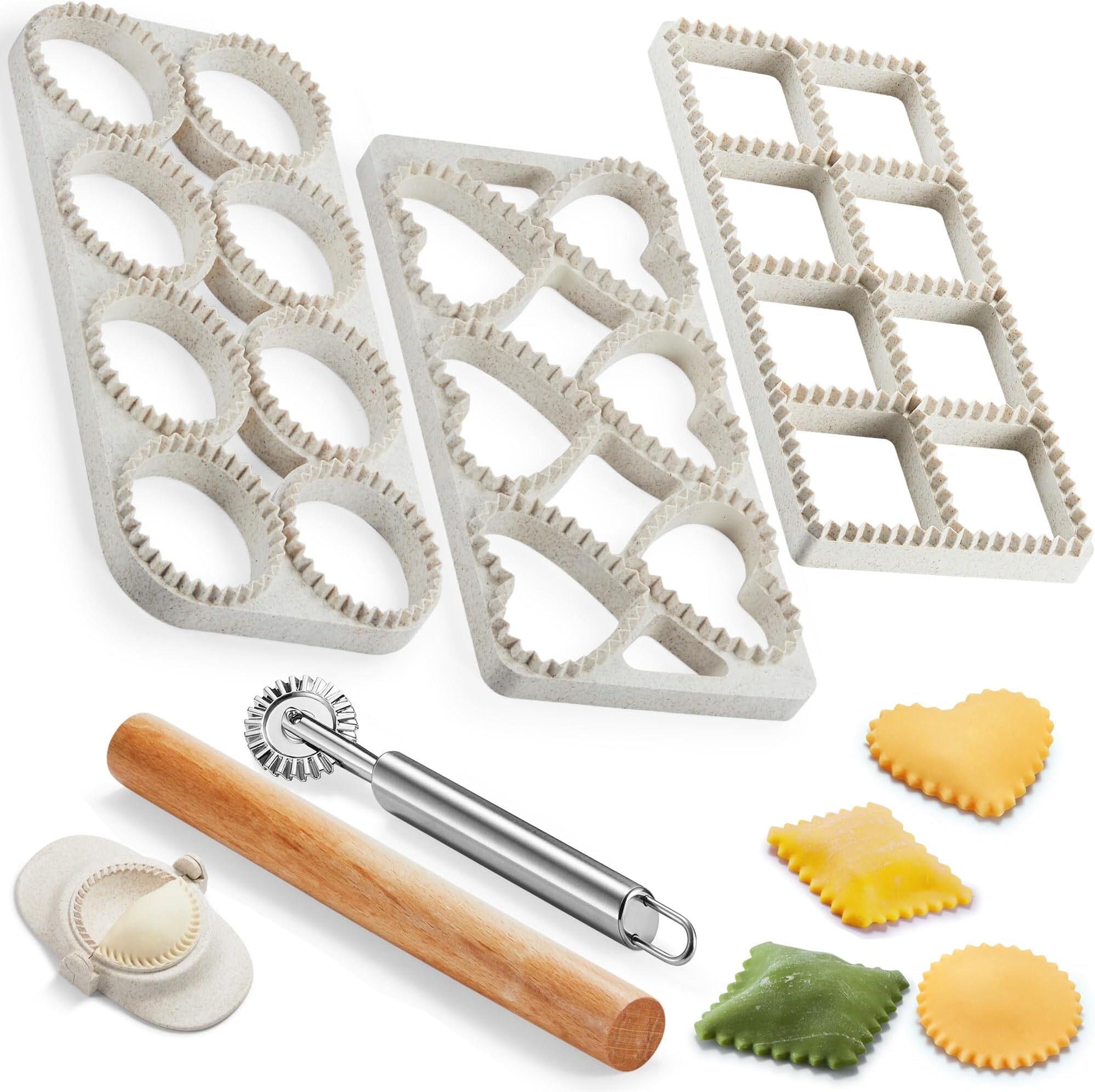 Amazon.com: Yaoxianwu Ravioli Mold - Handmade Ravioli Mould Tablet ...
