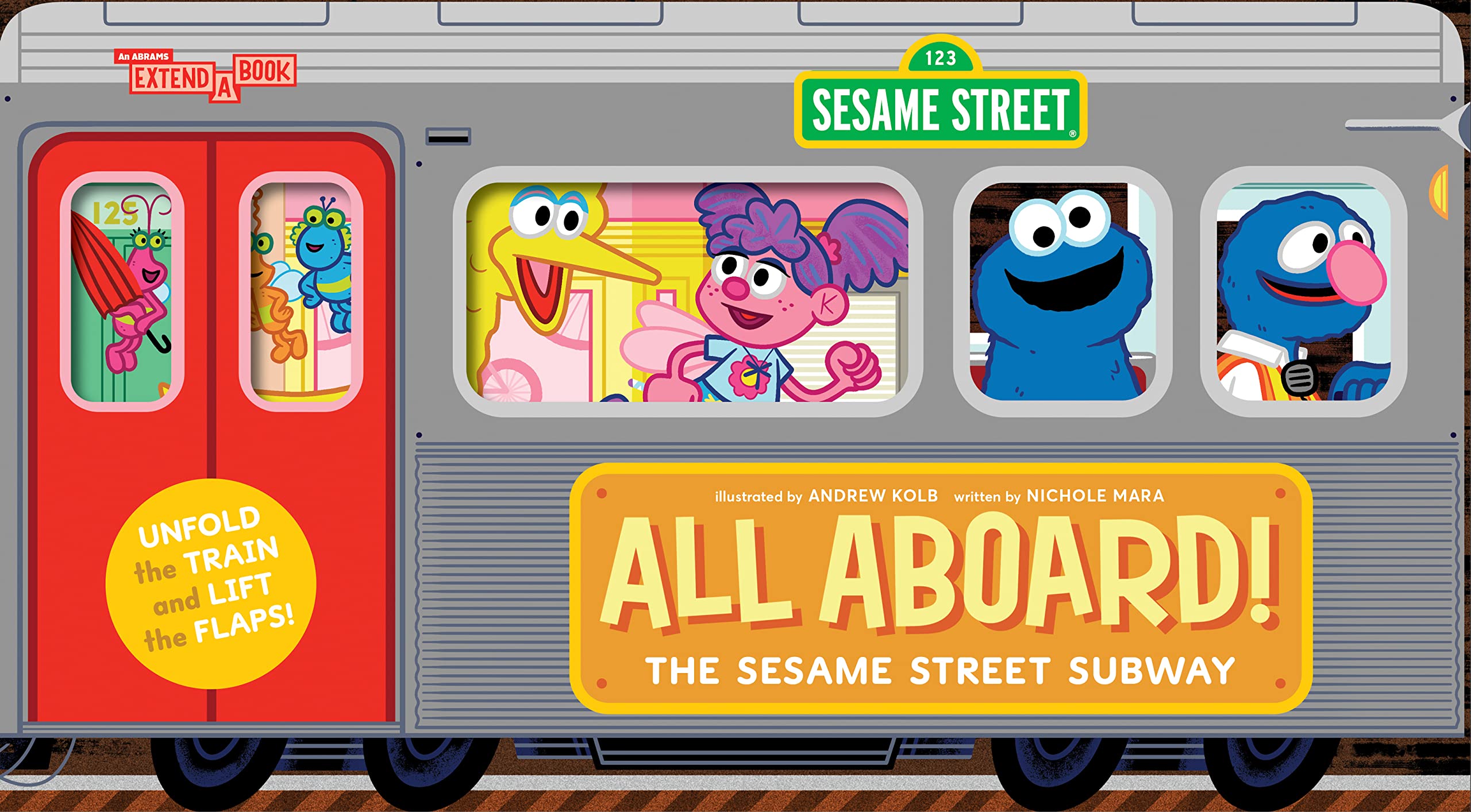All Aboard! The Sesame Street Subway (An Abrams Extend-a-book) : Mara ...