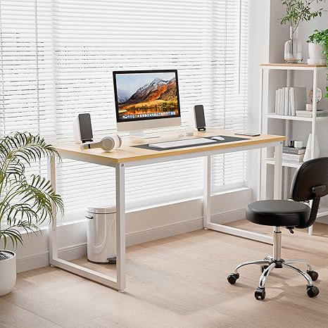 Amazon.com: ZenStyle Computer Desk 47" Large Office Desk Computer Table ...