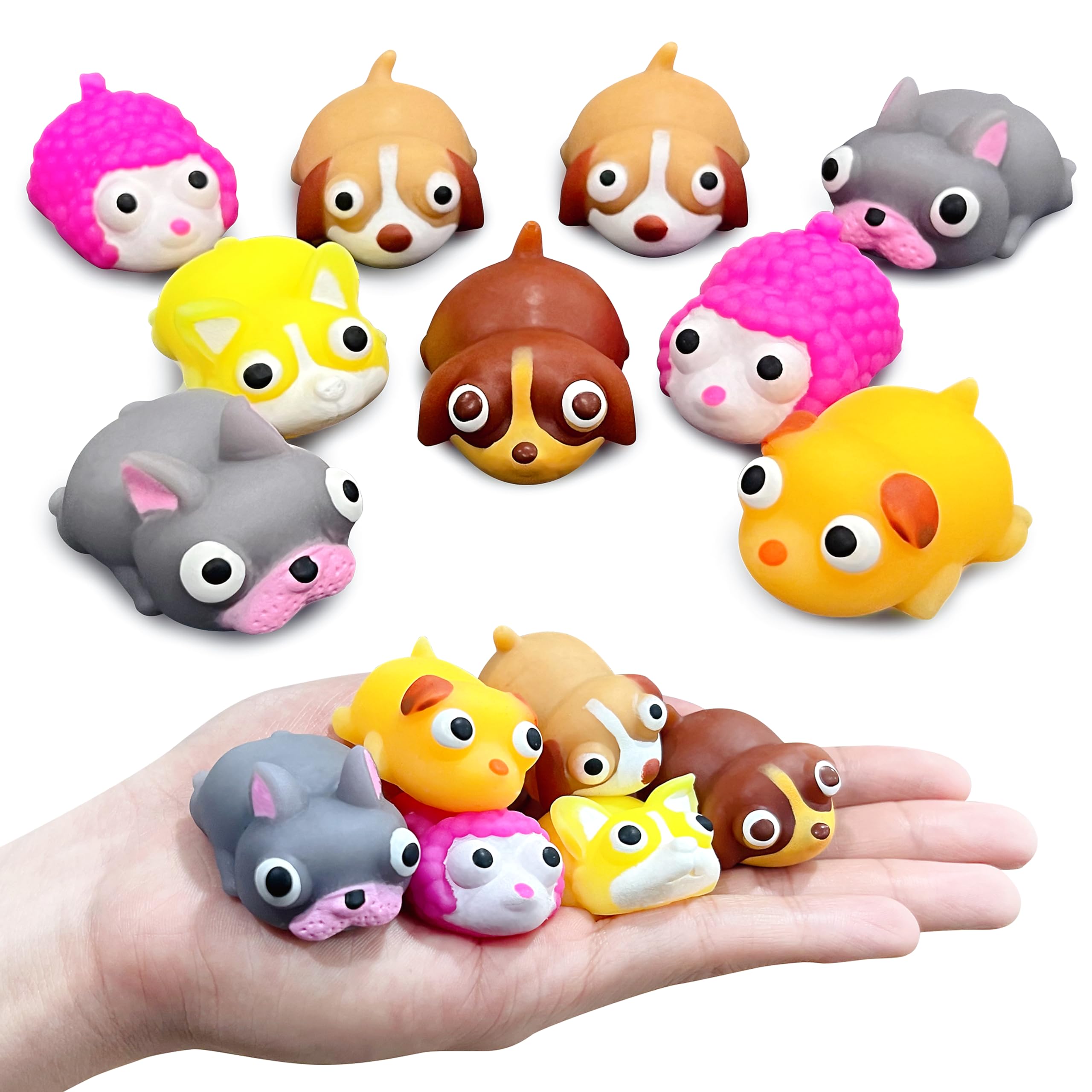 Amazon.com: JIAHO 6 Pcs Dog Mochi Squishy Toys for Kids Party Favors ...
