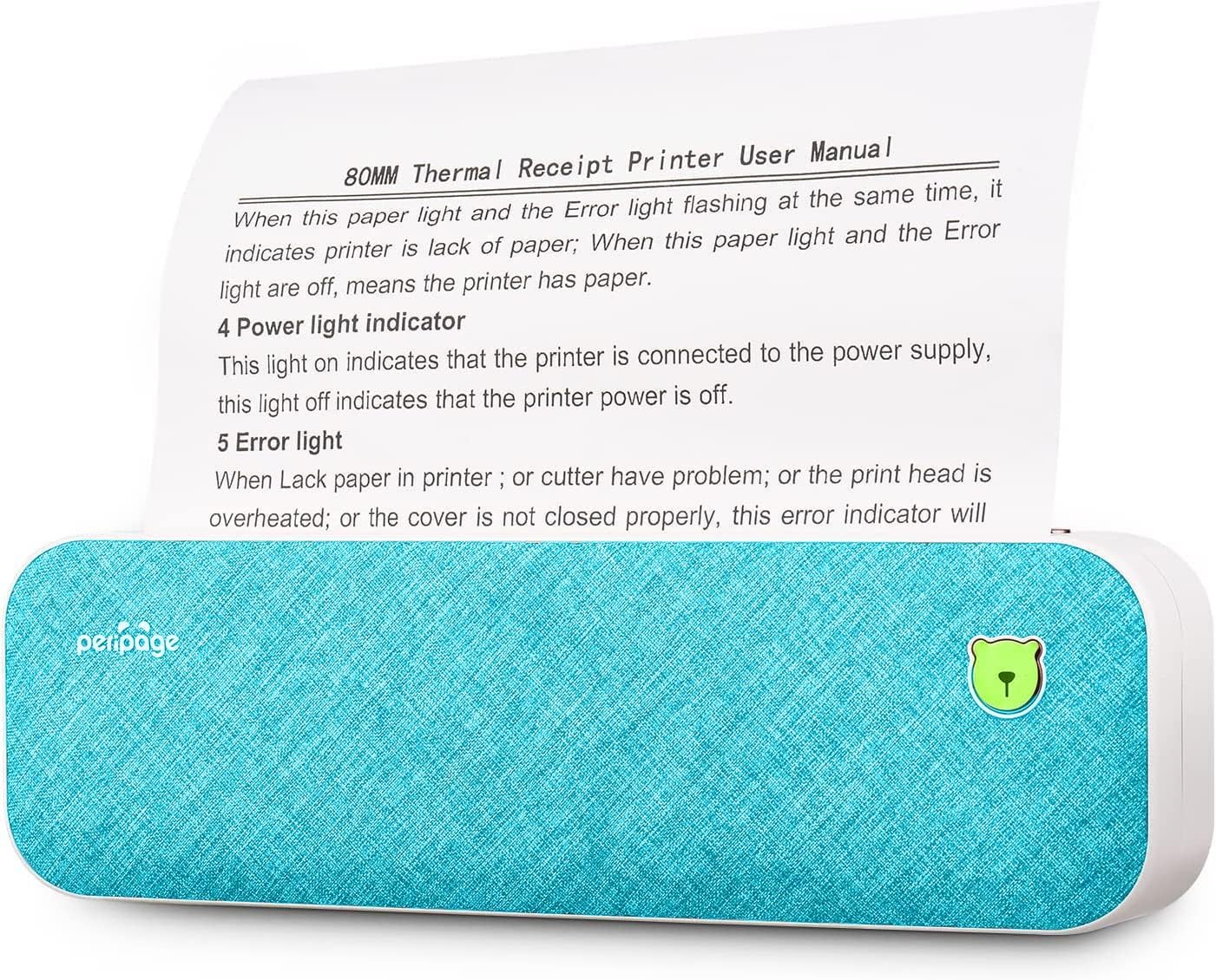 RIITEK PeriPage A4 Pocket Printer; Wireless Bluetooth Portable Inkless ...