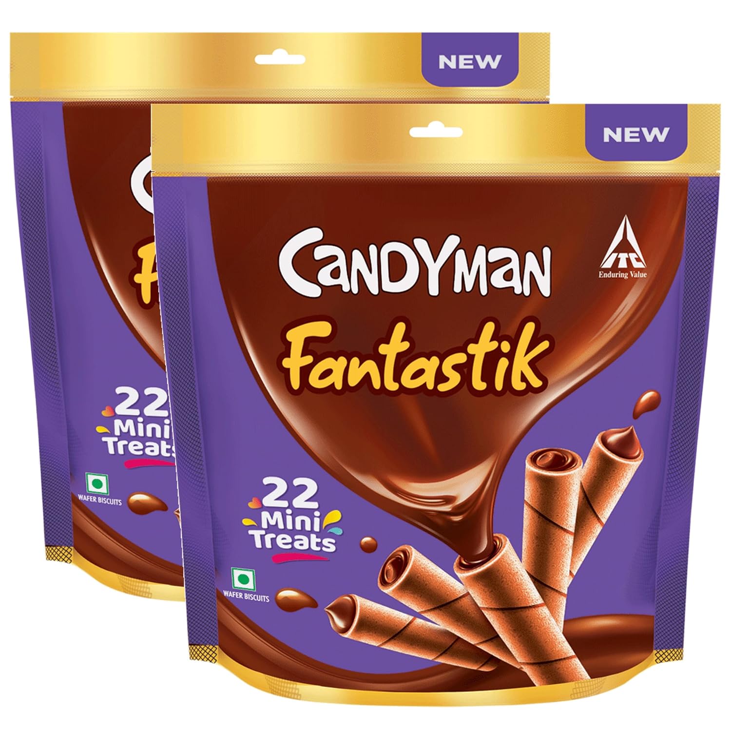 Candyman Fantastik Mini Treats 132g - Pack of 2 : Amazon.in: Grocery ...
