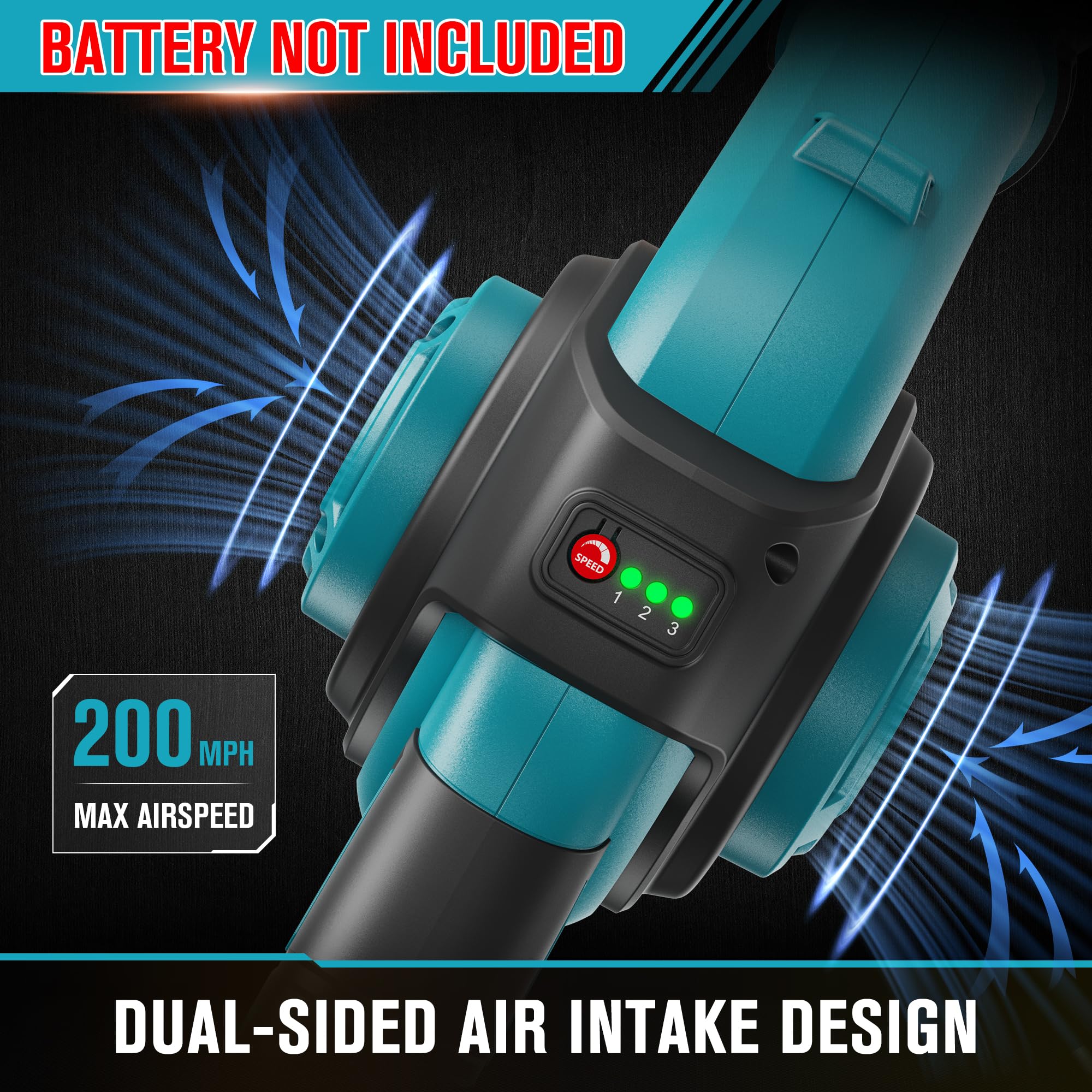 Snapklik.com : HEINPRO Small Leaf Blower Cordless Mini Compatible