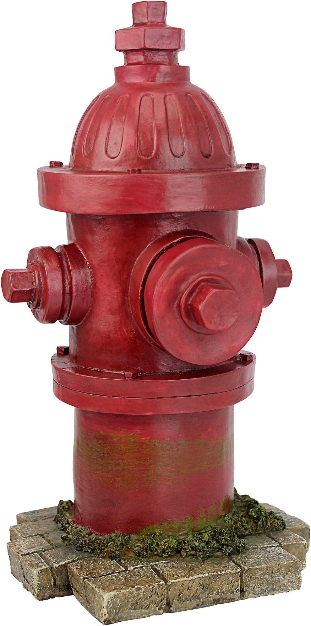 Amazon.com : Solid Rock Stoneworks Fire Hydrant Statue 18in Tall ...