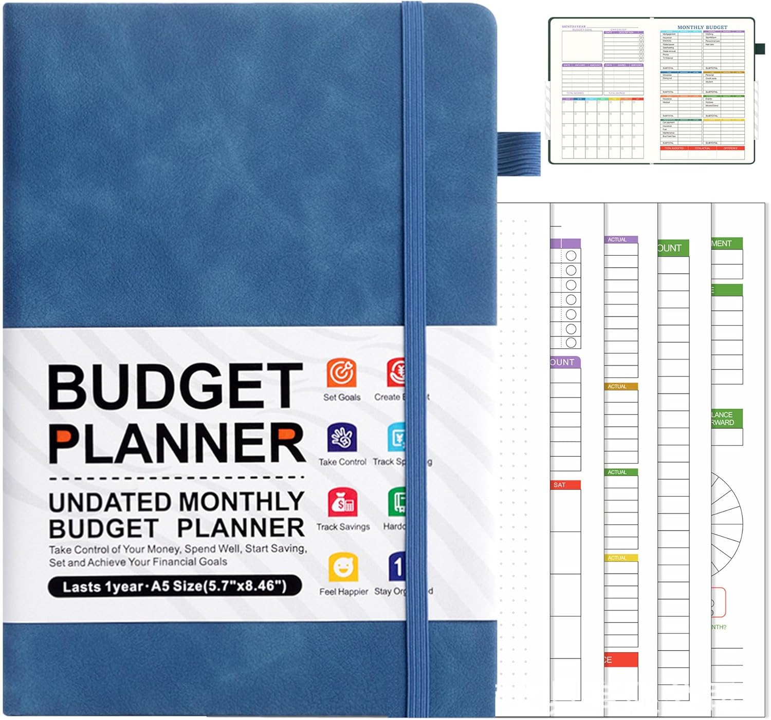 Budget Planner, Daily/Weekly/Monthly Expense Tracker Notebook, Finance ...