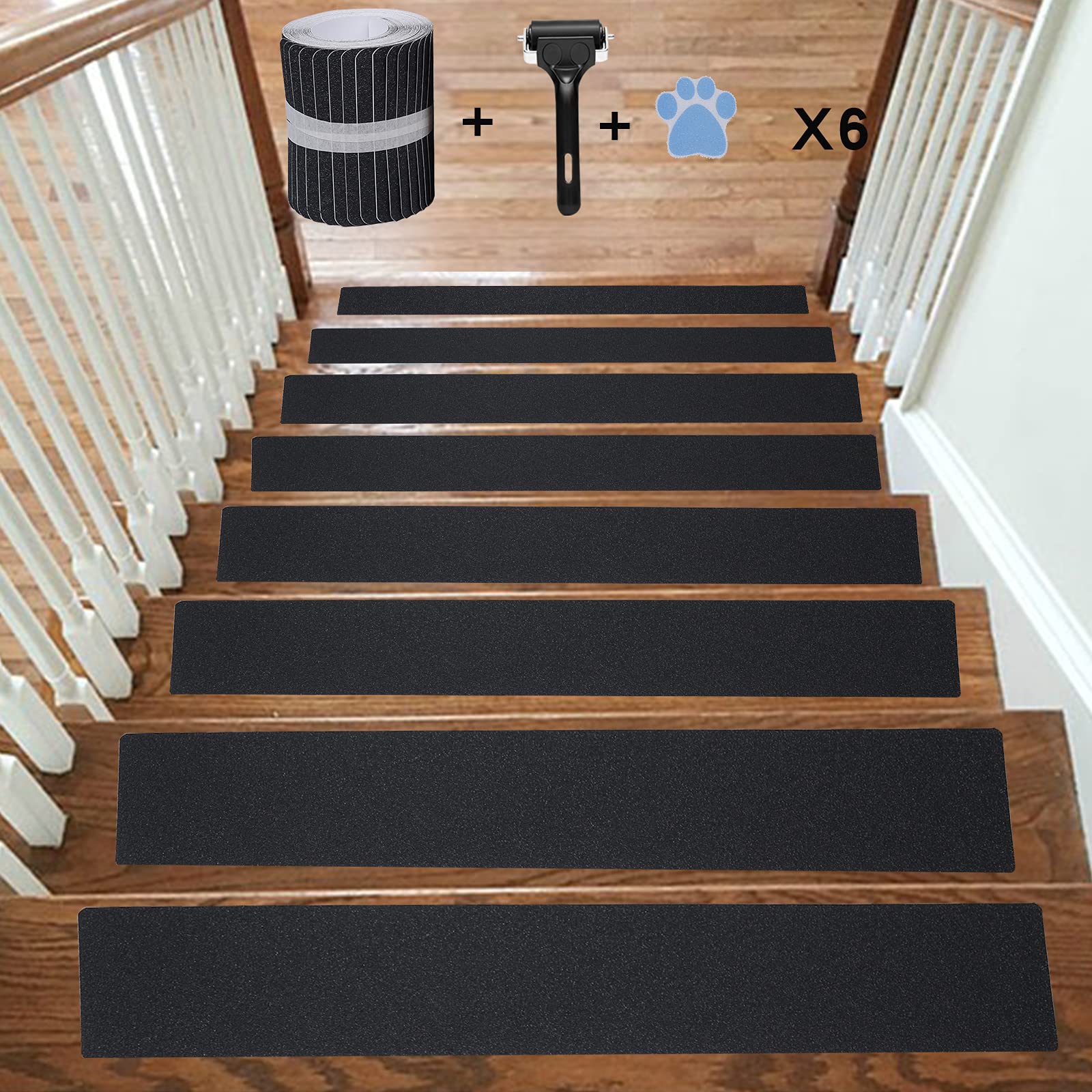 Buy 6"X30"Anti Slip Grip Tape 15 Sheet, Non-Skid Traction Tape with 6 ...