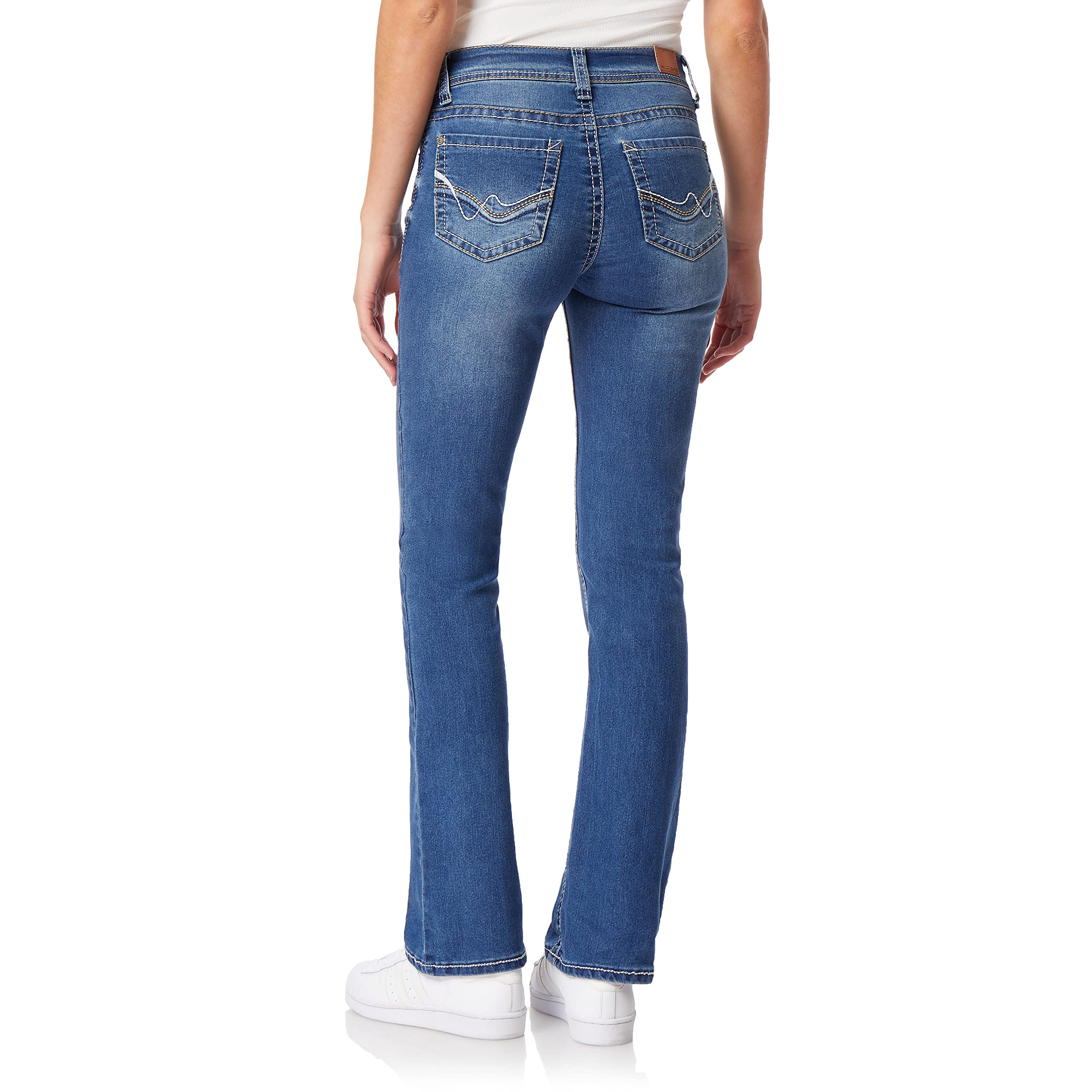 Snapklik.com : WallFlower Legendary Bootcut Jeans For Women, Classic Fit Mid-Rise Insta Stretch ...