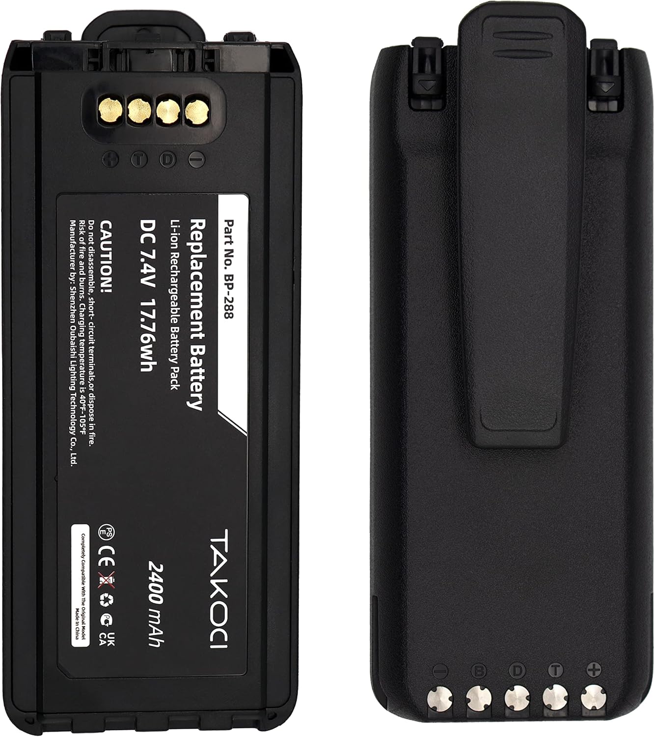 Amazon.com: TAKOCI Replacement Battery for Icom BP-288 IC-A25 IC-A25N ...