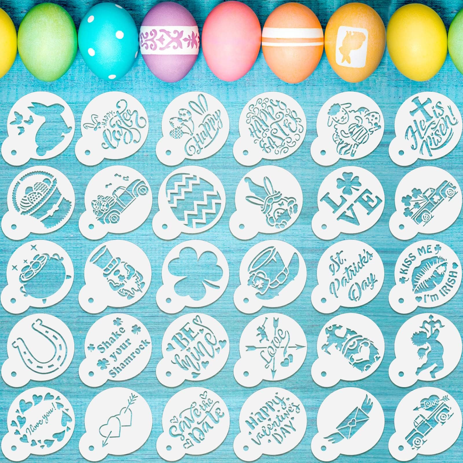 Amazon.com: WEBAKIN Round PYO Cookie Cutter and 16 Pieces PYO Cookie ...