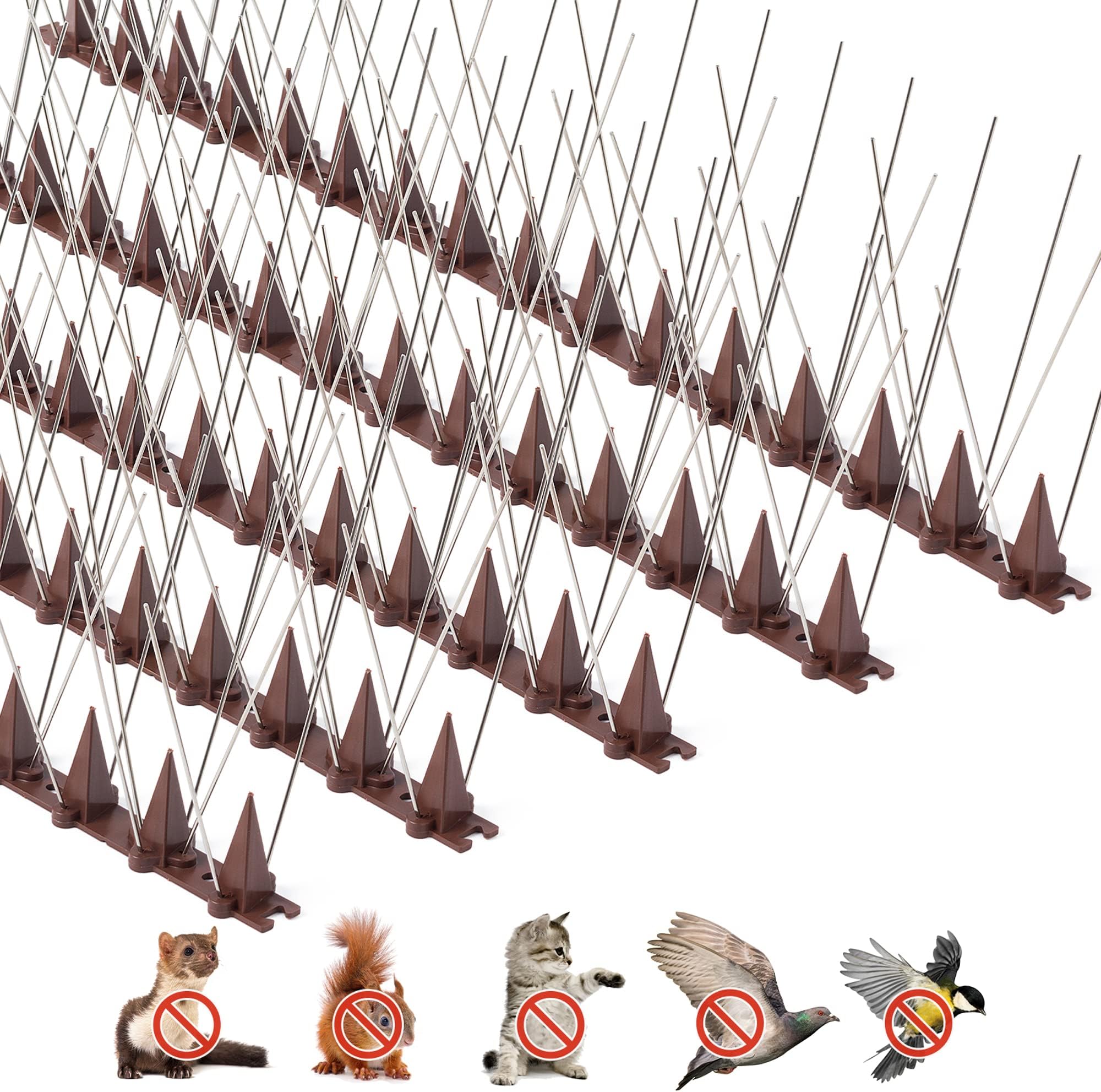 Amazon.com : 10Pack Bird Deterrent Bird Spikes for Outside Bird Spikes ...