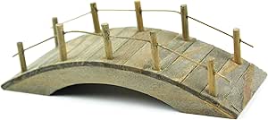 Amazon.com: Touch of Nature Mini Fairy Garden Wooden Bridge, 1.8 by 3.9 ...