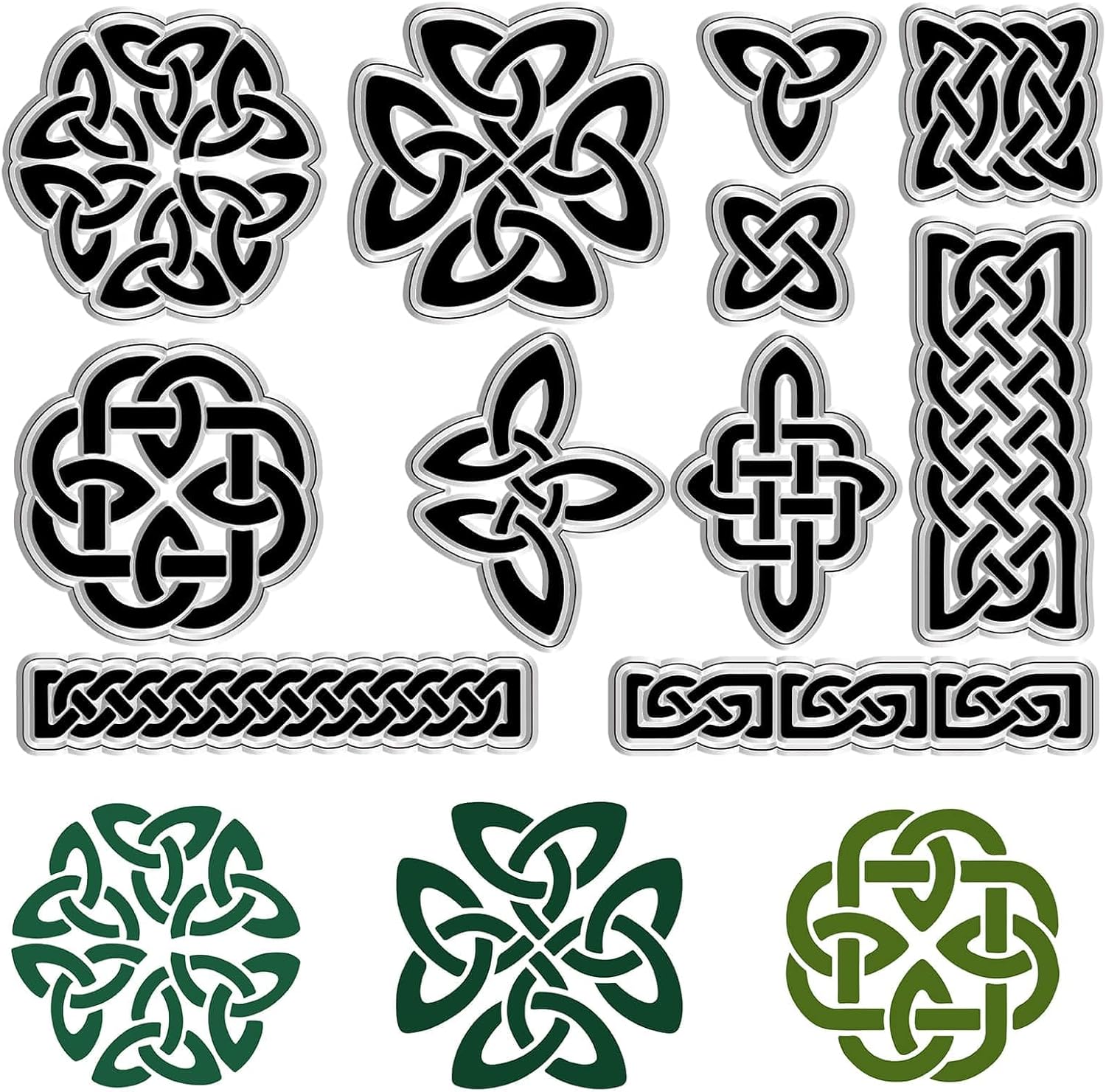 Amazon.com: CRASPIRE Trinity Knot Clear Stamps Celtic Knot Transparent ...