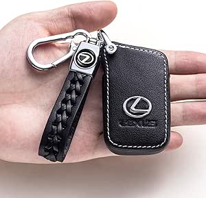 Amazon.com: BICUP Genuine Leather Key Cover for Lexus,Fob Cover Case ...