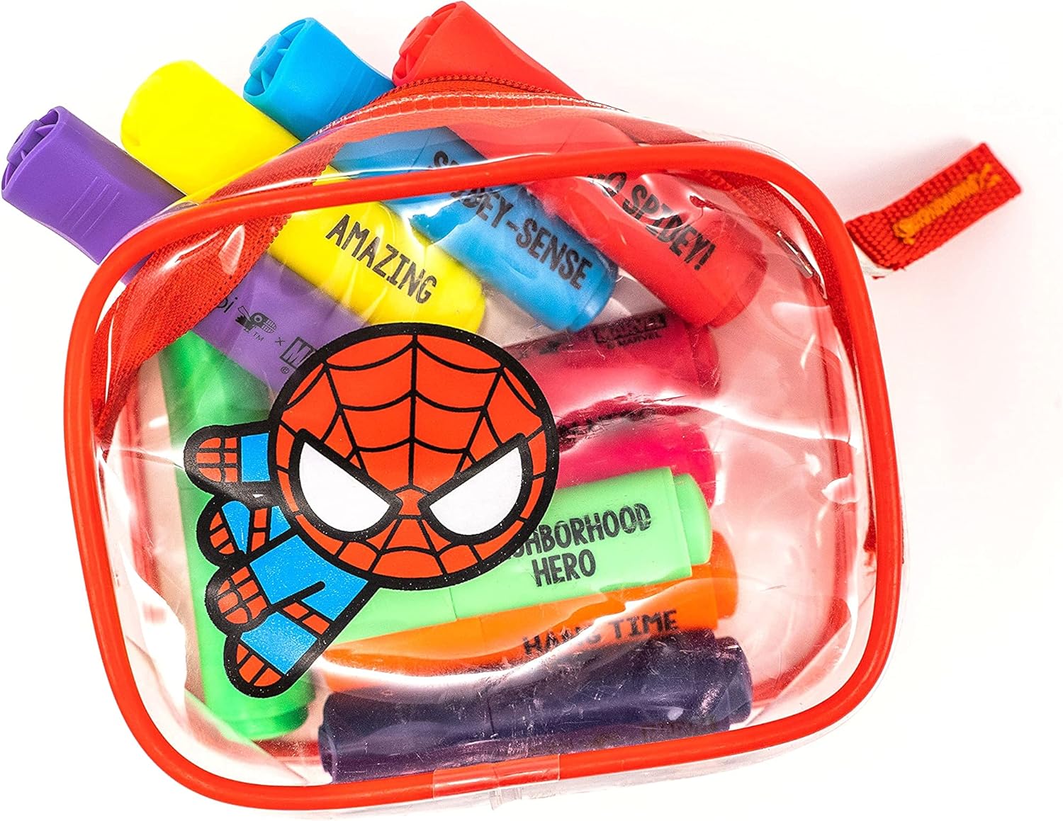 Yoobi x Marvel Spider-Man Mini Highlighter Set, Cute Highlighters ...