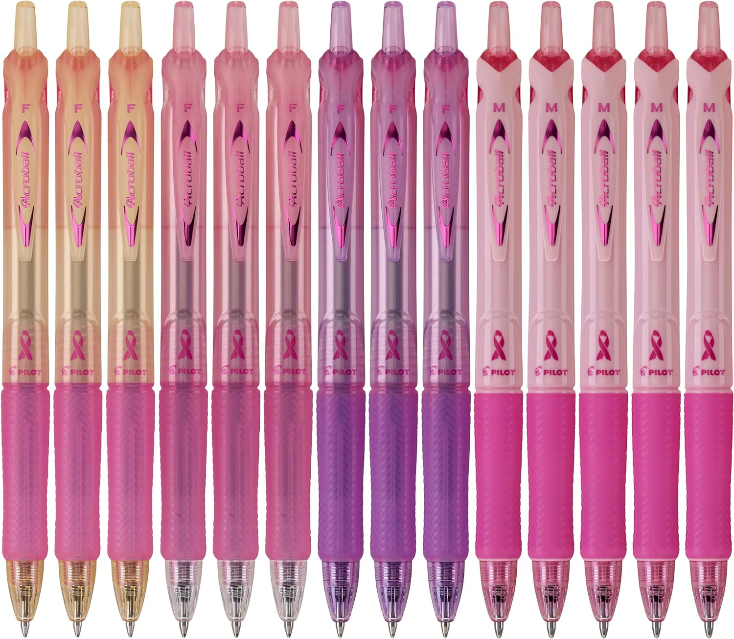 Amazon.com: PILOT Acroball Breast Cancer Awareness Collection Advanced ...