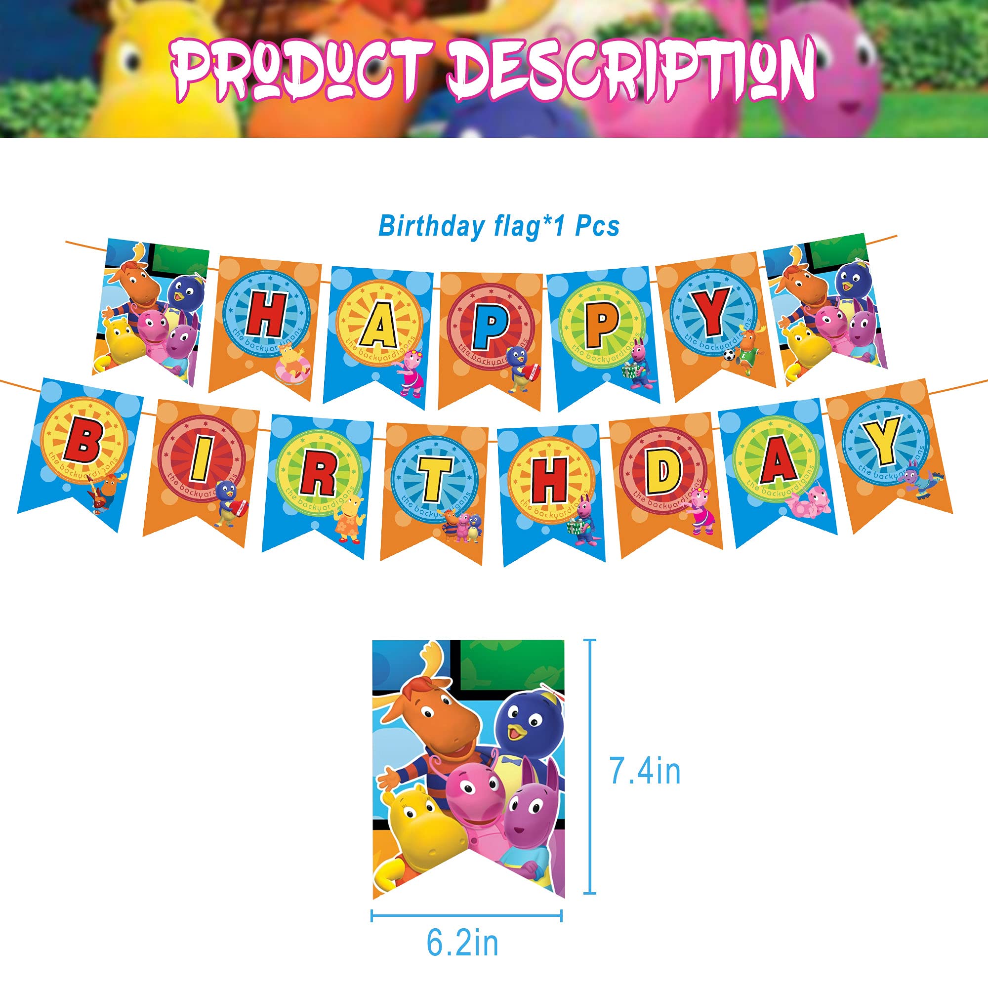 Backyardigans Party Decorations Set, Backyardigans Theme Birthday ...