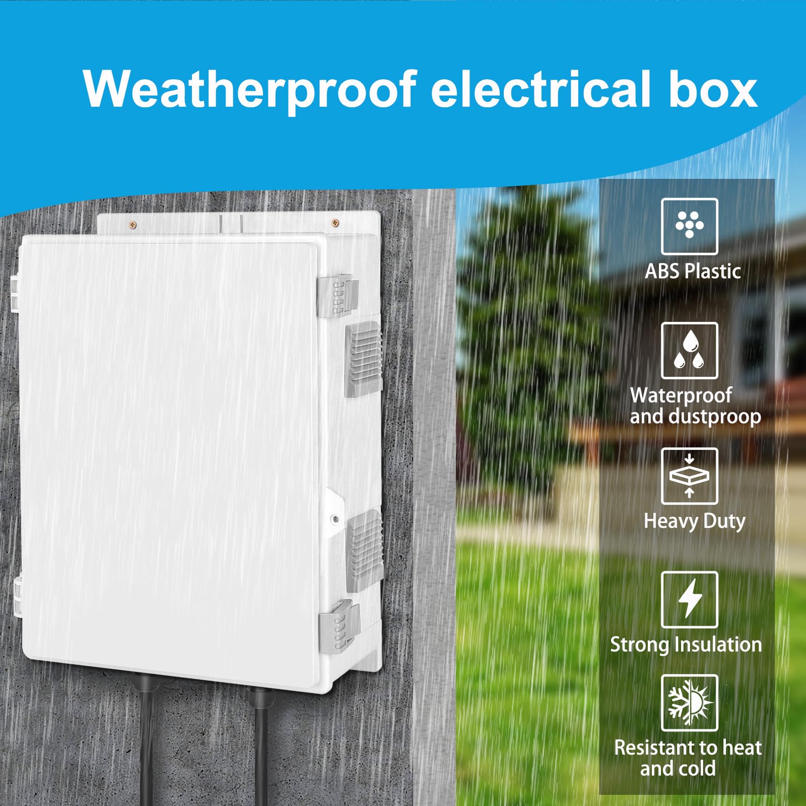 Snapklik.com : YETLEBOX Electrical Junction Box, Outdoor Water ...