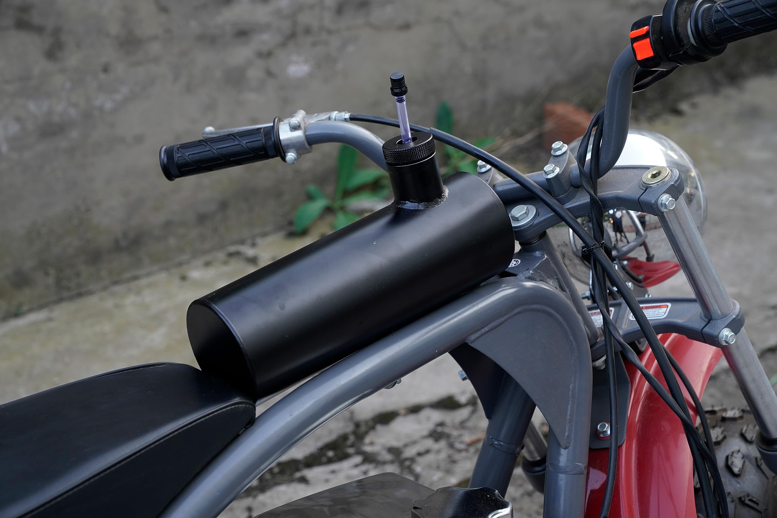 Snapklik.com : JMCHstore Aluminum Mini Bike Gas Fuel Tank Cylinder 4x11 ...