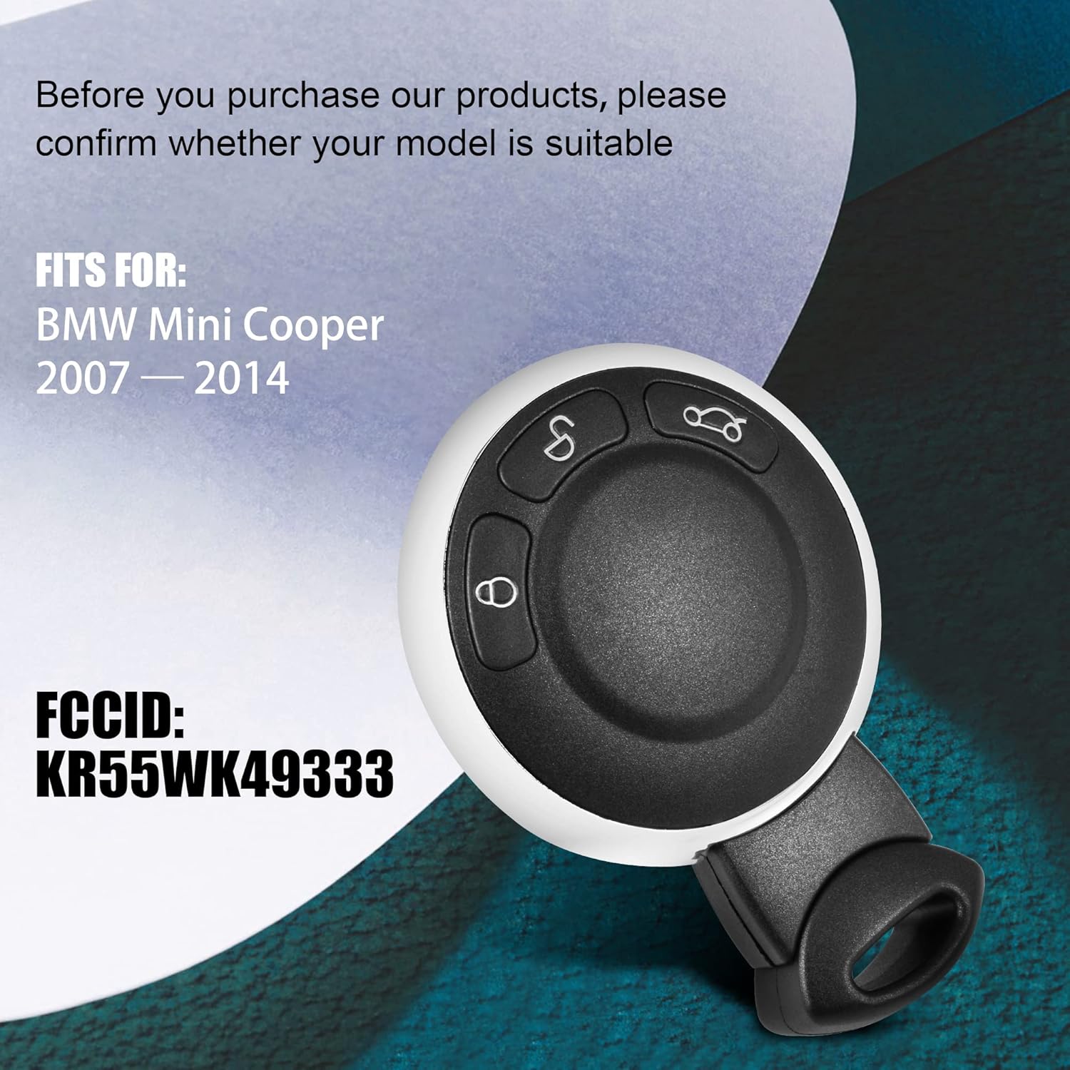 ASOOLL Fits for Keyless Entry Remote Control Replacement Key Fob BMW ...
