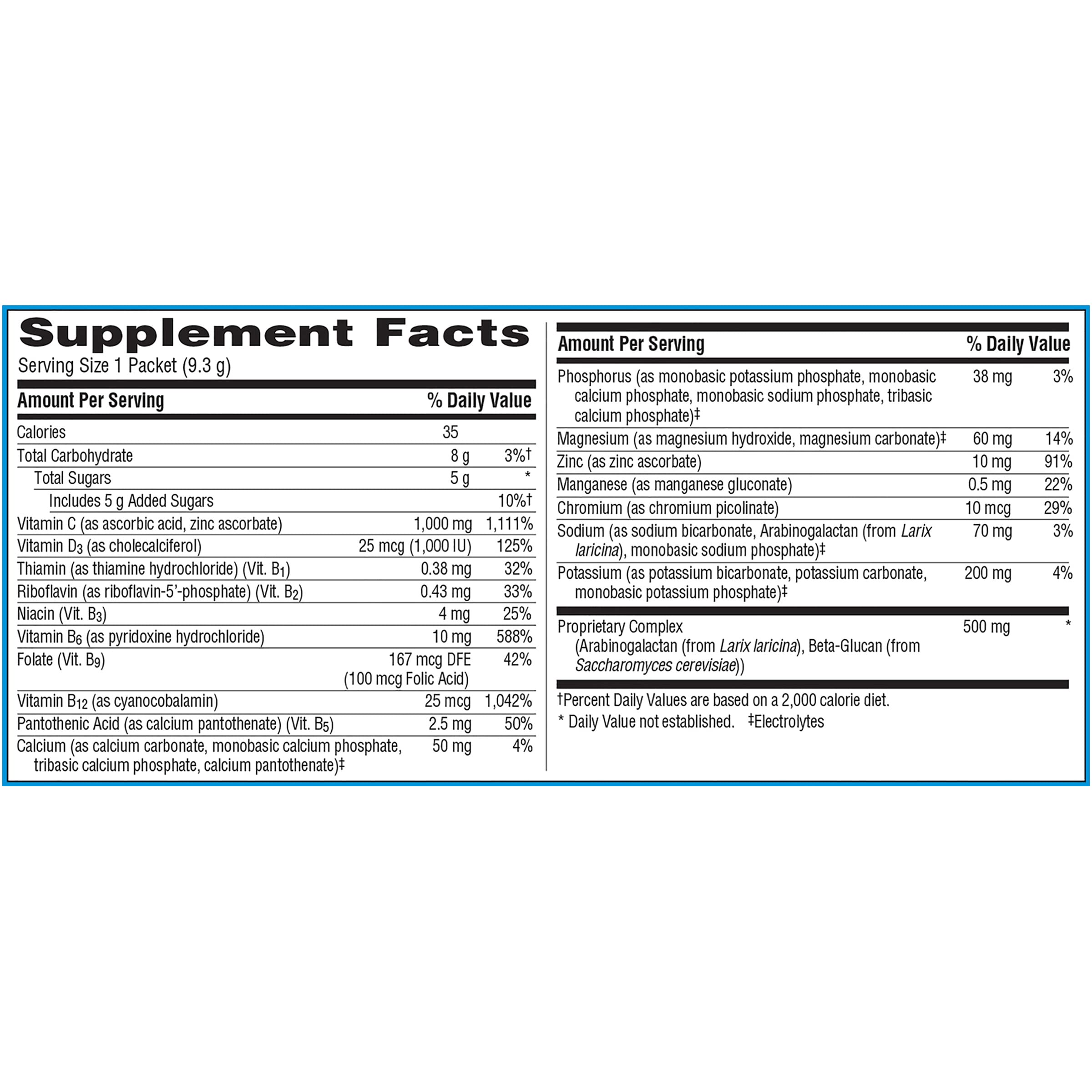 Snapklik.com : Emergen-C Immune+ Triple Action Immune Support Powder ...