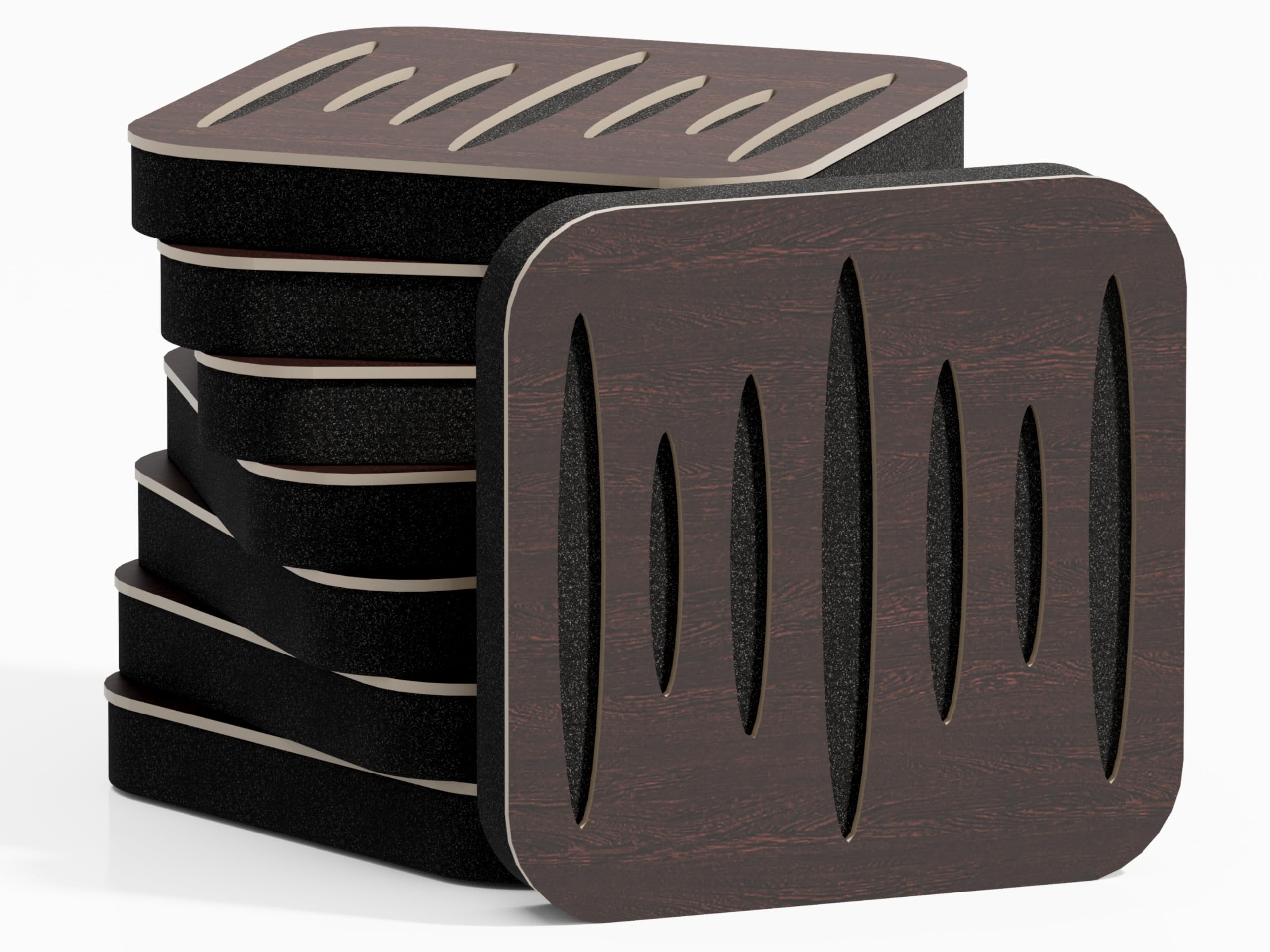 Amazon.com: (8 Pack) — Mini Acoustic Panel | Wall Decorative Panel | 9 ...