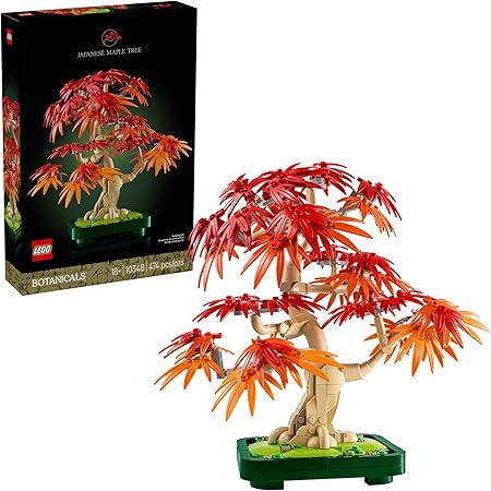 Amazon.com: LEGO Botanicals Japanese Red Maple Bonsai Tree Building Kit ...