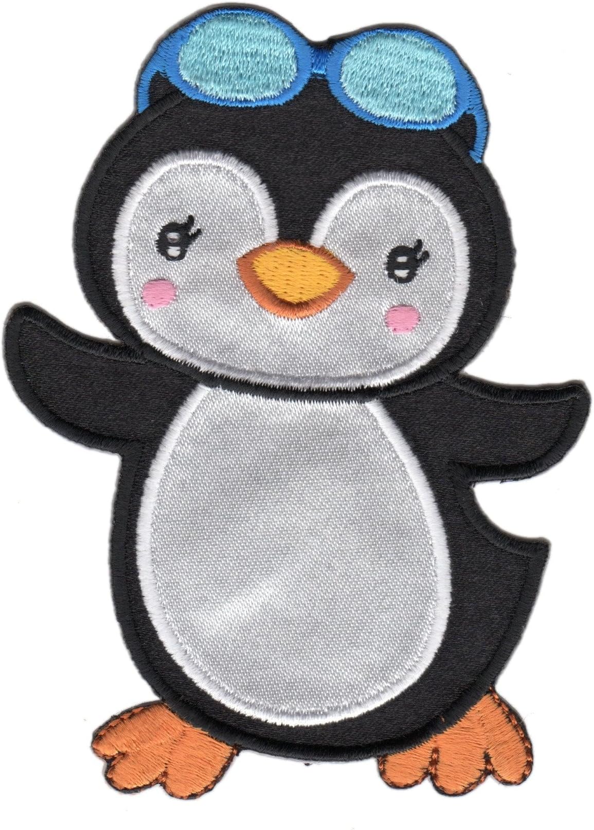 Amazon.com: King Penguin Aquatic Bird Artic Wildlife Applique Iron-on ...