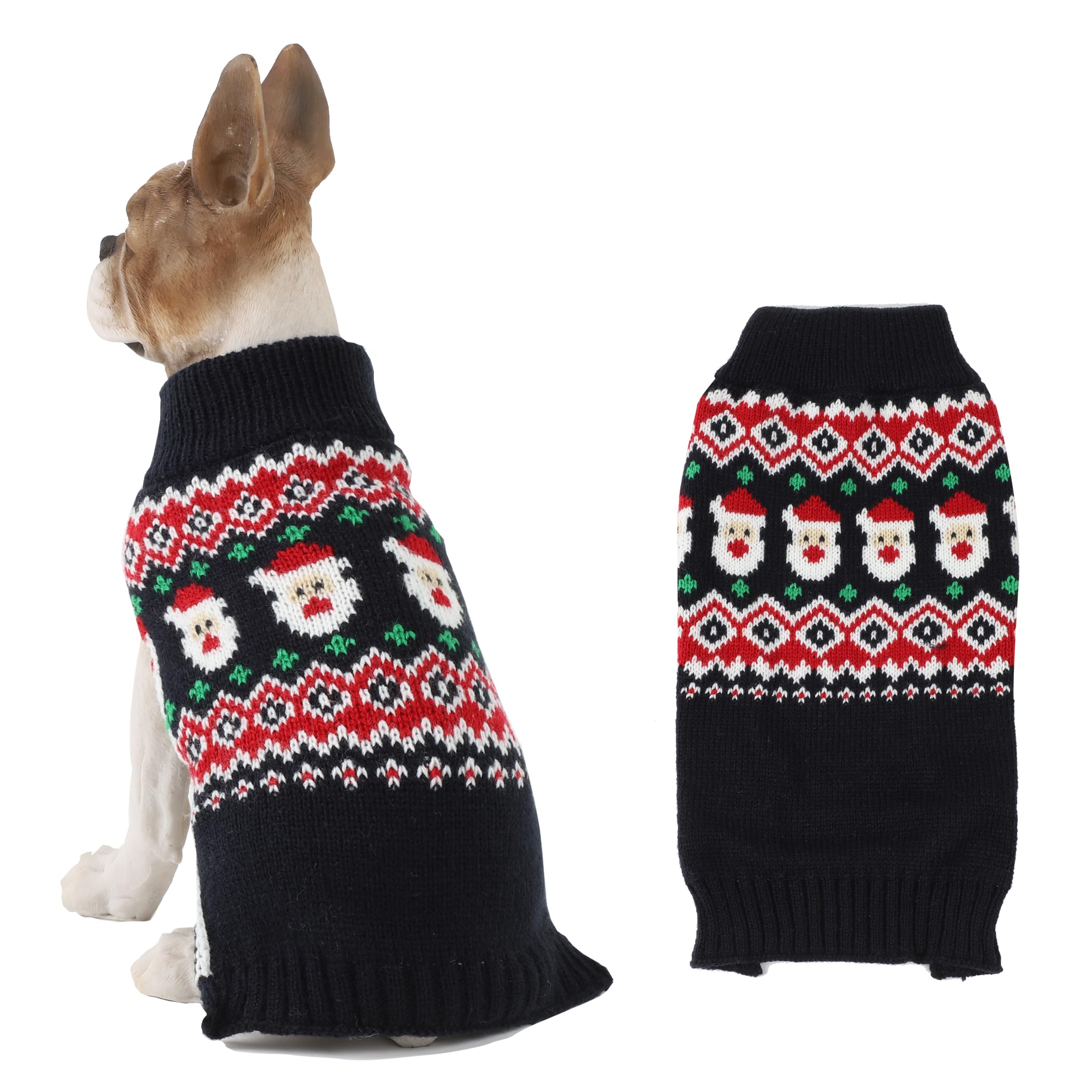 Amazon.com : HAPEE Dog Xmas Sweaters, Dog Christmas Sweater for Cat ...
