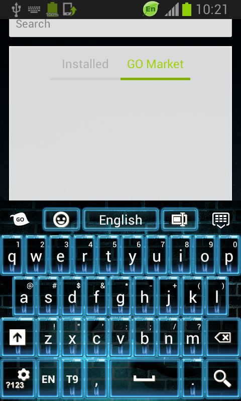 Blue Neon Flame Keyboard - App on Amazon Appstore